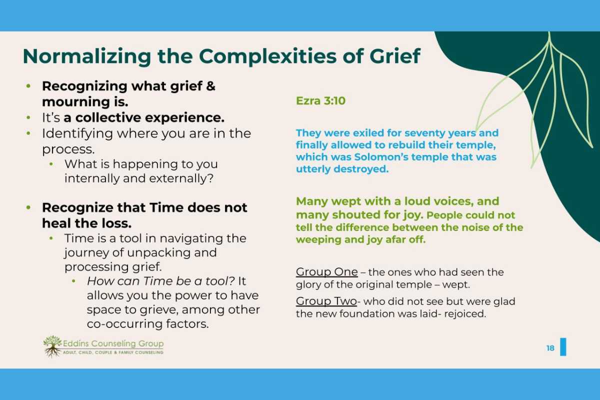 Webinar: Normalizing Complexities of Grief | Eddins Houston