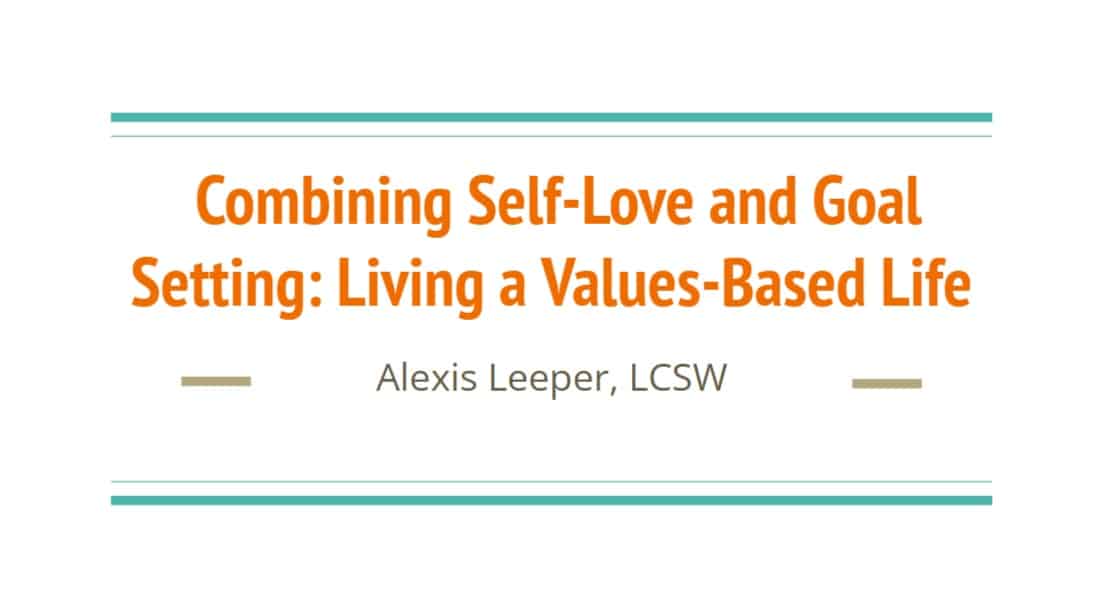 Self-Love & Goal Setting Webinar | Eddins Counseling Houston
